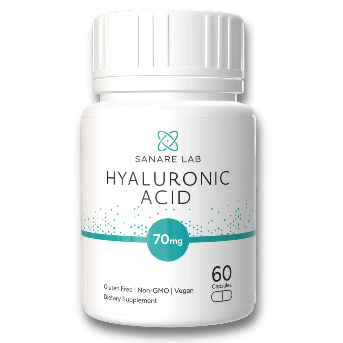 Hyaluronic Acid 70mg – 60 Vegan Capsules | Supports Joint Mobility ...